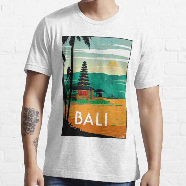 "BALI : Vintage Travel and Tourism Advertising Print" T-shirt for Sale ...