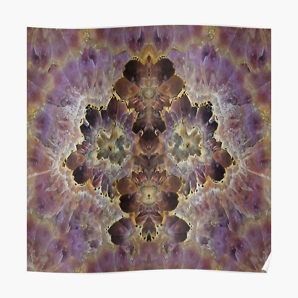 "Amethyst Geode Wall Art " Poster by ArtOLena | Redbubble