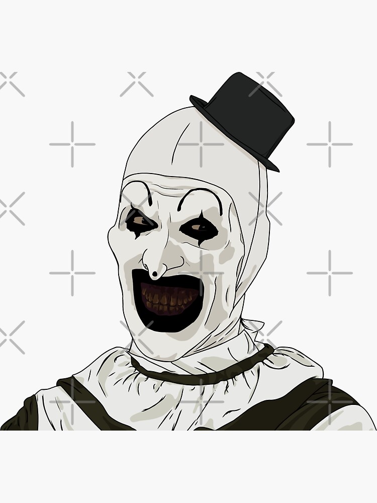 "Art The Clown" Sticker for Sale by Vagical | Redbubble