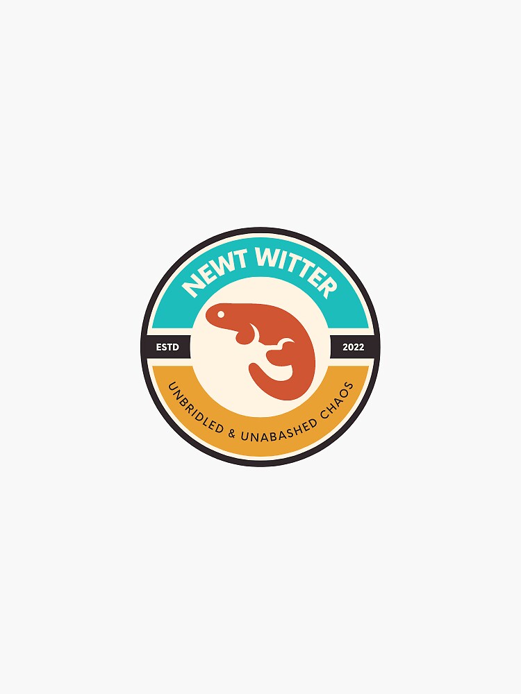 "Newt Witter Logo" Sticker for Sale by ScienceNSorcery | Redbubble