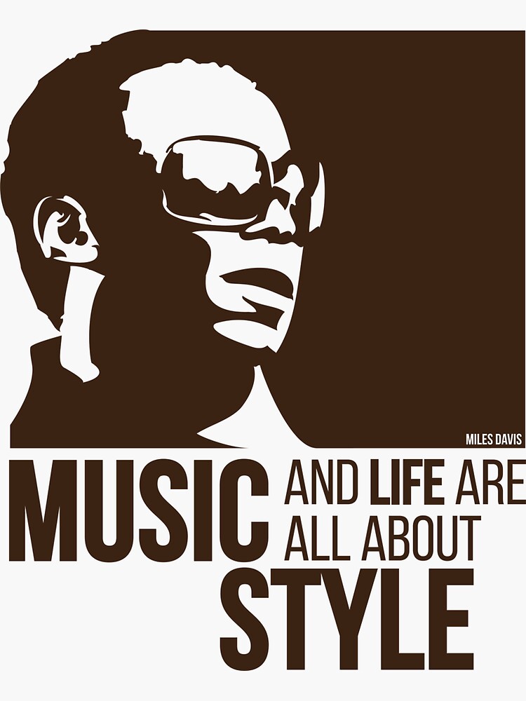 "Miles Davis " Sticker for Sale by Yamkee | Redbubble