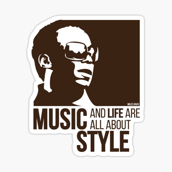 "Miles Davis " Sticker for Sale by Yamkee | Redbubble