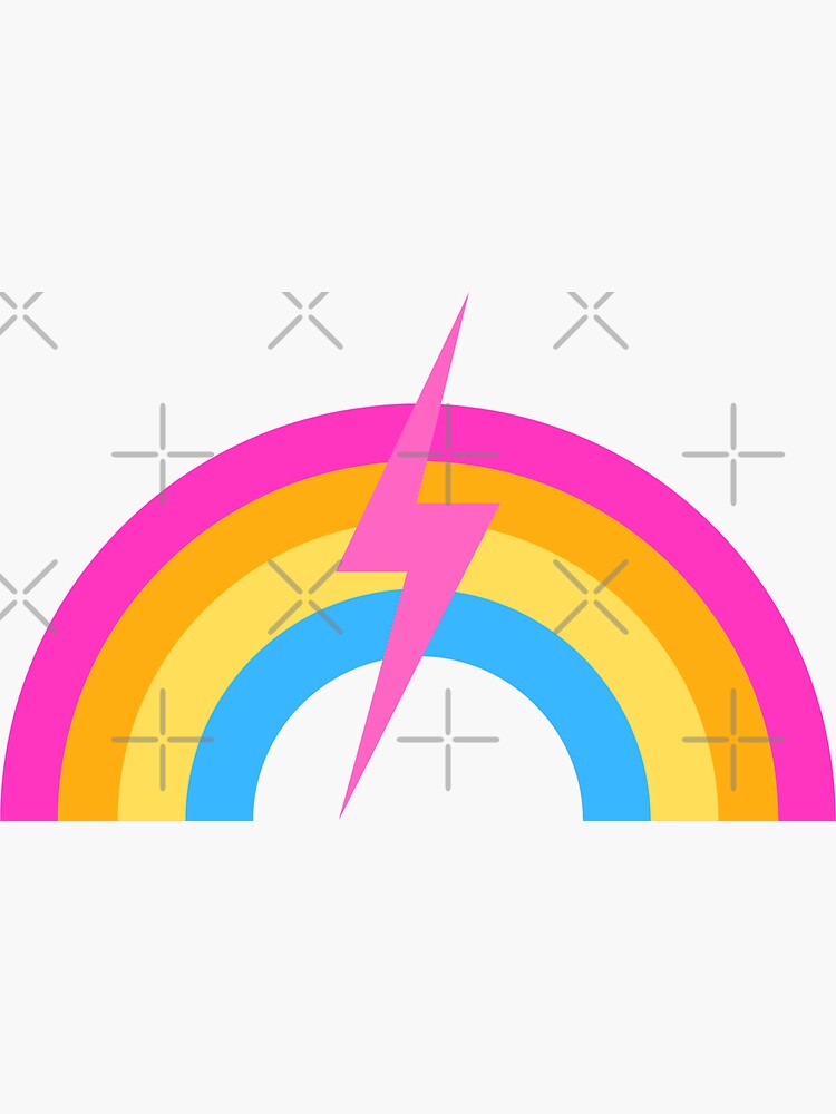 "Preppy Rainbow" Sticker for Sale by pinkcoast | Redbubble