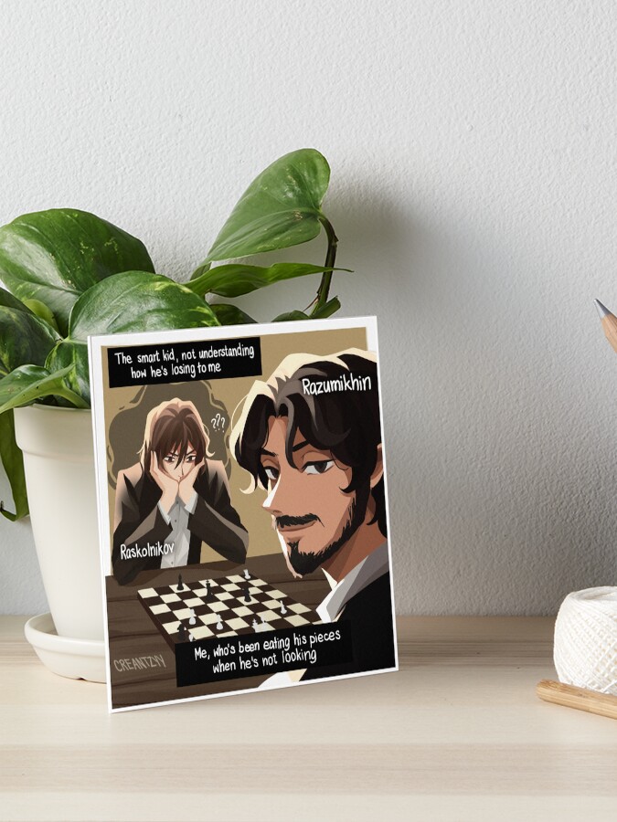 "Crime and Punishment Meme" Art Board Print for Sale by Creantzy ...