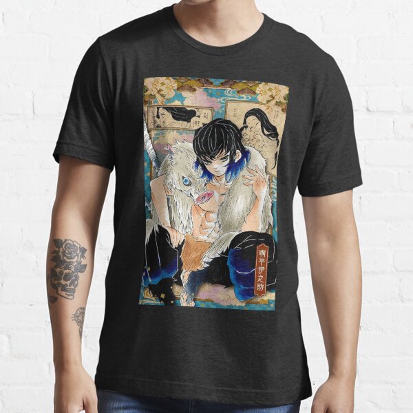 "Inosuke Hashibira Demon Slayer" T-shirt for Sale by Mikaeel ...