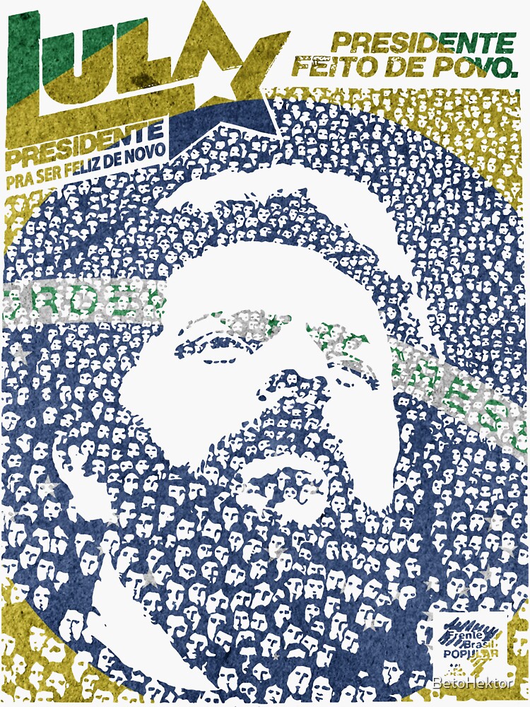 "Lula President - Commemorative Edition" Sticker for Sale by BetoHektor ...