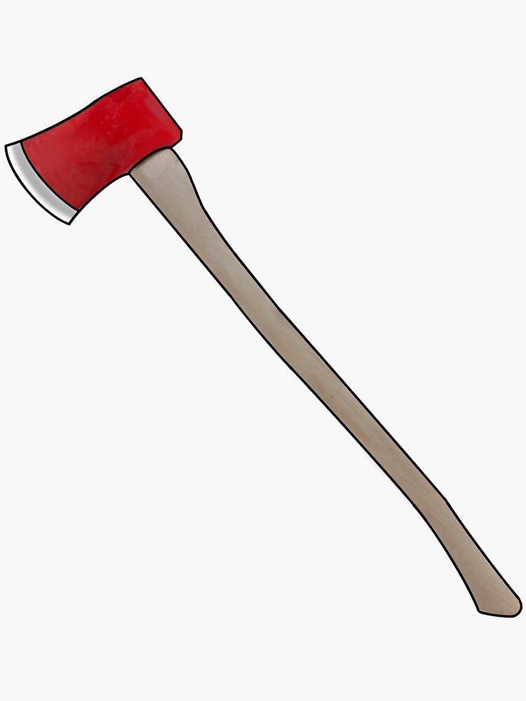 "fire fighter axe" Sticker for Sale by Expedition55 | Redbubble