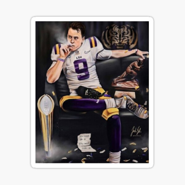 " joe burrow" Sticker for Sale by ElBatoly | Redbubble