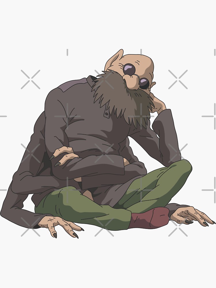 "Kamaji" Sticker for Sale by Papaink | Redbubble