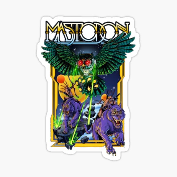 "new best mastodon new logo" Sticker for Sale by McMeekin24 | Redbubble