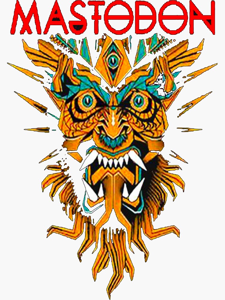 "new best mastodon new logo" Sticker for Sale by McMeekin24 | Redbubble