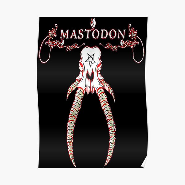 "new best mastodon new logo" Poster for Sale by McMeekin24 | Redbubble