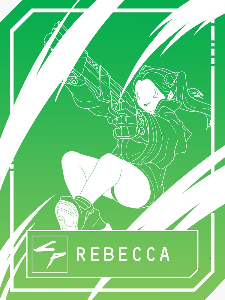 "Rebecca" Sticker for Sale by Ma-chan | Redbubble