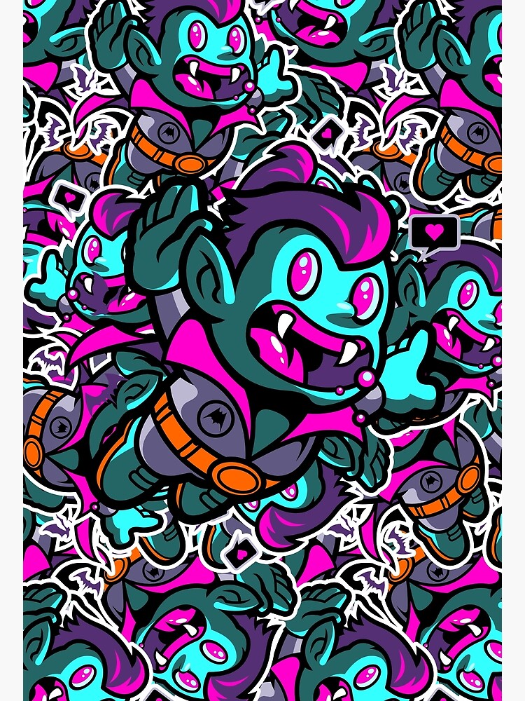 The Bat Vampire Poster For Sale By Skullfaceph Redbubble
