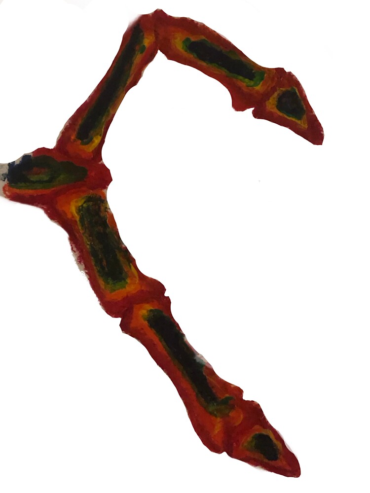 "Skeleton rainbow half heart" Sticker for Sale by catsantosb | Redbubble