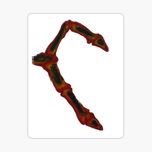 "Skeleton rainbow half heart" Sticker for Sale by catsantosb | Redbubble