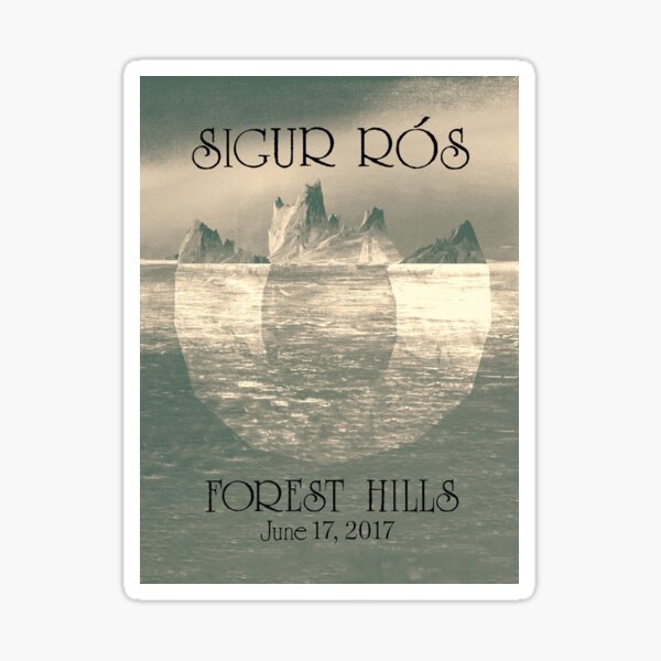 "Sigur Ros Forest Hills" Sticker for Sale by JosephBWang | Redbubble