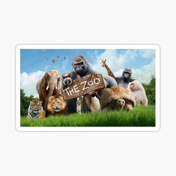 "zoo" Sticker for Sale by Tasnim55 | Redbubble