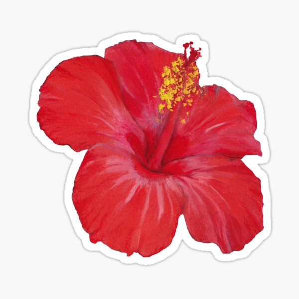 "tropical flower Amapola" Sticker for Sale by RestoLartist | Redbubble