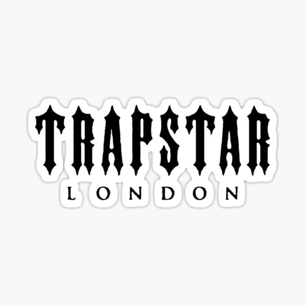 "TRAPSTAR" Sticker for Sale by KHADAT | Redbubble