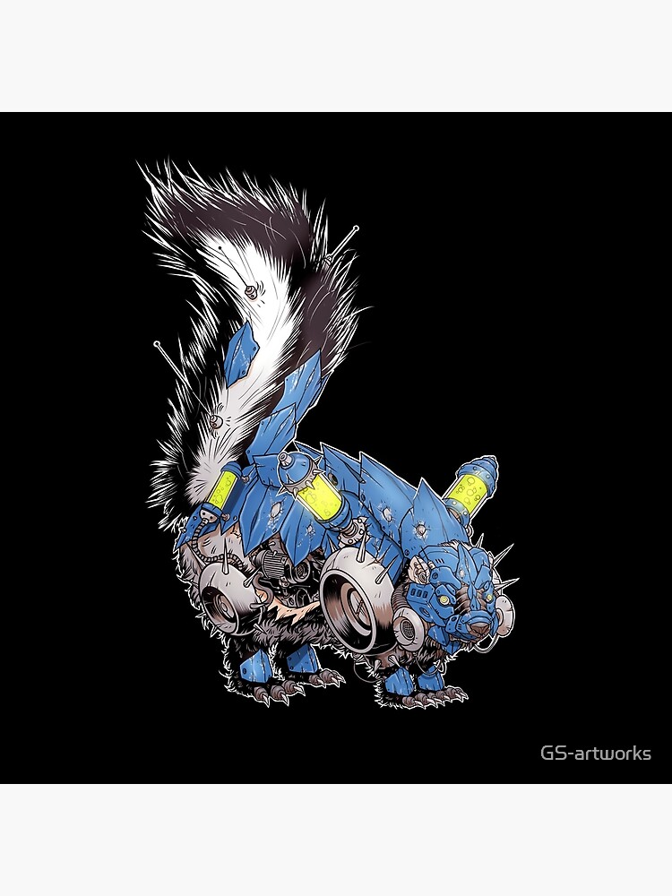 "Robot skunk" Poster for Sale by GS-artworks | Redbubble