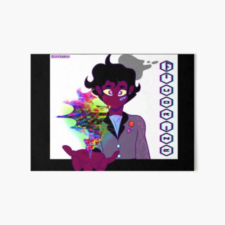 "Weirdcore Girl Fluorine Simulacrum TV Static" Art Board Print for Sale ...