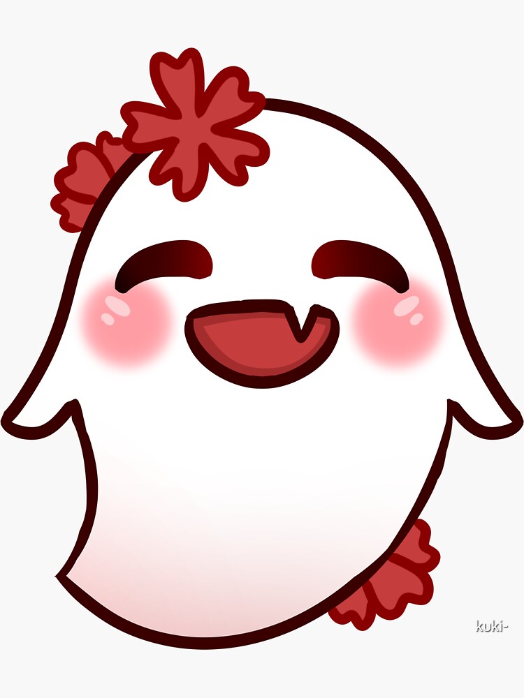 "Hu Tao ghost Genshin impact" Sticker for Sale by kuki- | Redbubble