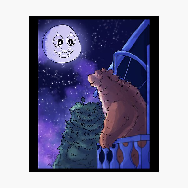 Lámina fotográfica «Oso en la gran casa azul Oso en la gran casa azul ... Lámina fotográfica «Oso en la gran casa azul Oso en la gran casa azul ...