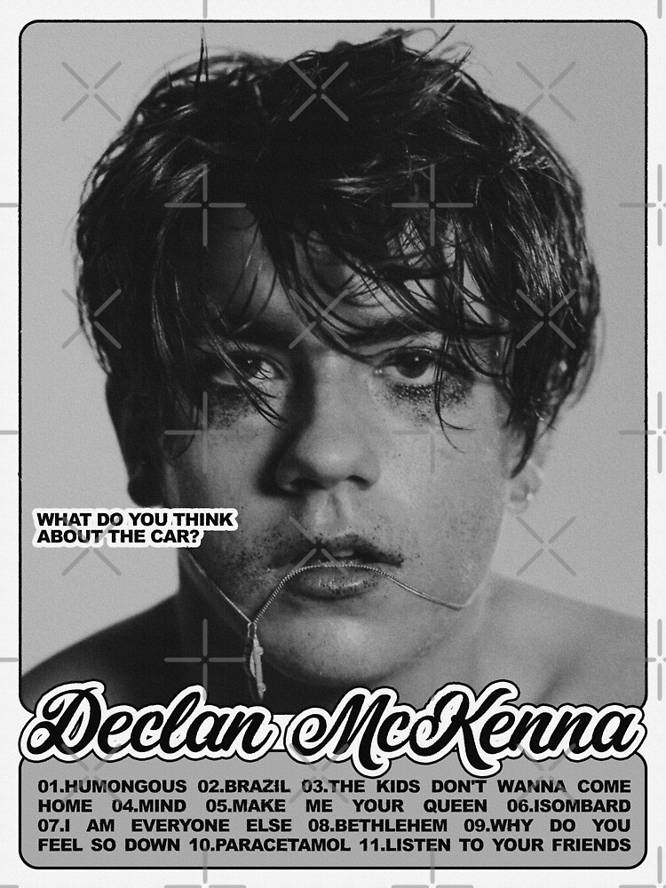"What Do You Think About The Car? Declan McKenna" Sticker for Sale by ...