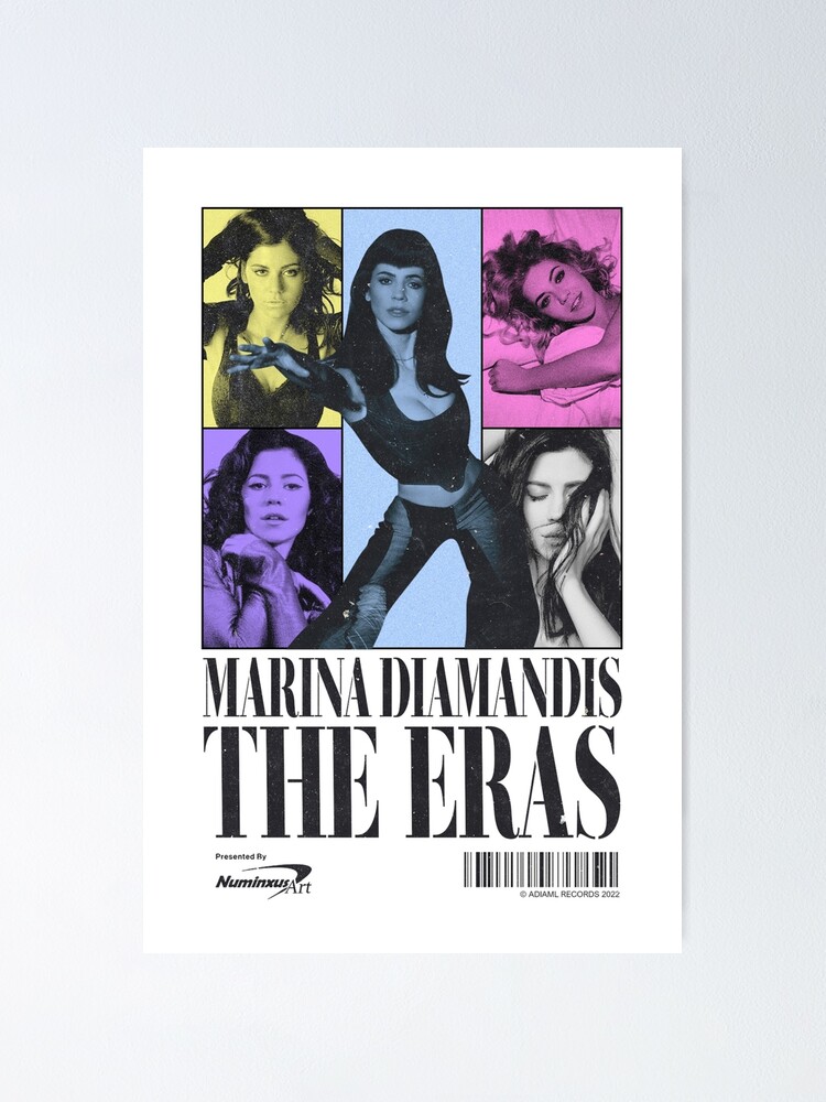 "Marina - The Eras" Poster for Sale by snsdrunk | Redbubble