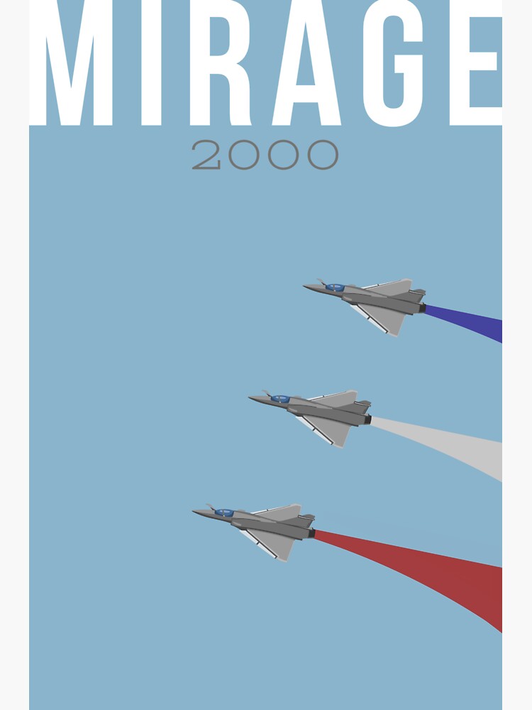 Stickerundefined avec l'œuvre « Mirage 2000 » de l'artiste 57-FIFTY ...