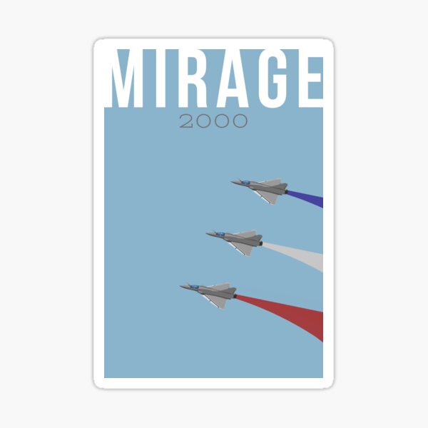 Stickerundefined avec l'œuvre « Mirage 2000 » de l'artiste 57-FIFTY ...