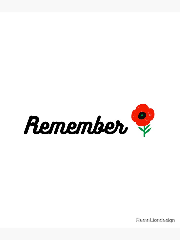 "Remember " Sticker for Sale by RamnLiondesign | Redbubble