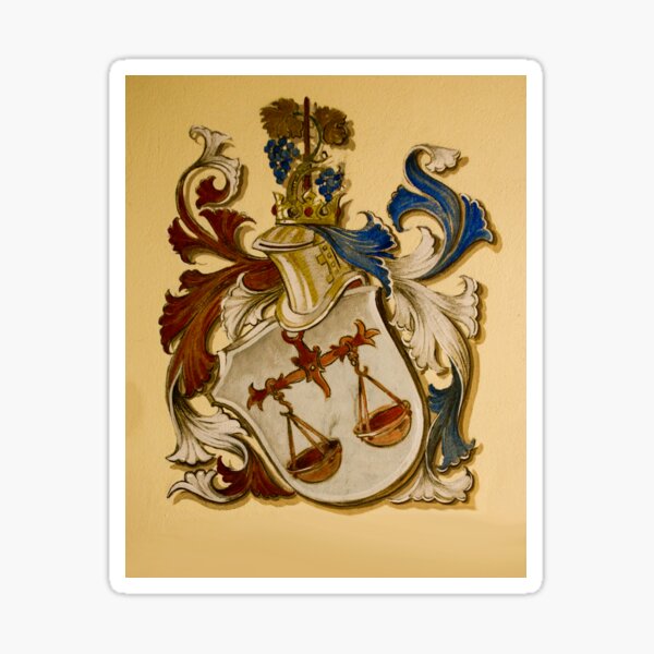 "Medieval Zodiac Libra" Sticker by Magbees | Redbubble