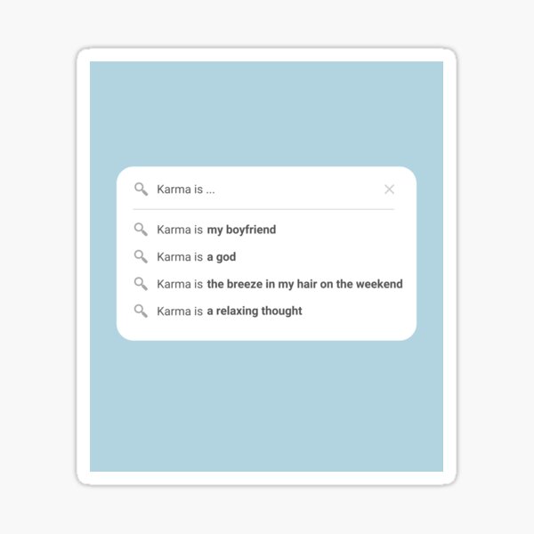 "Taylor Swift Midnights Karma - Baby Teal" Sticker for Sale by ...