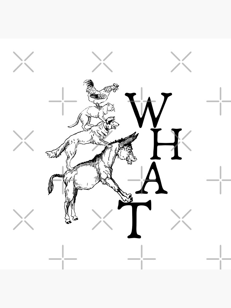 "Vintage Pyramid of Animals What" Art Print for Sale by Kattcatty ...