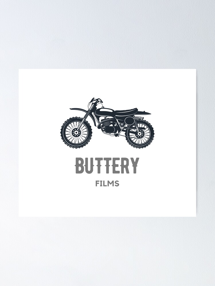 "films buttery cute logo" Poster for Sale by Bubblexclusives | Redbubble