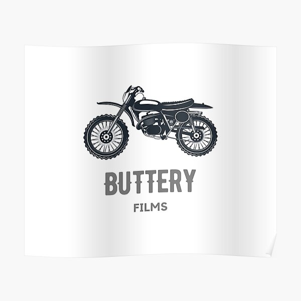 "films buttery cute logo" Poster for Sale by Bubblexclusives | Redbubble