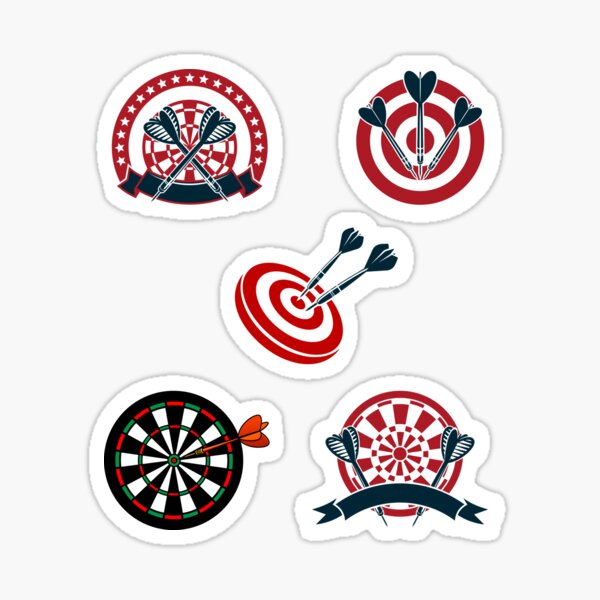 "Darts Pack" Sticker for Sale by MDjamel | Redbubble