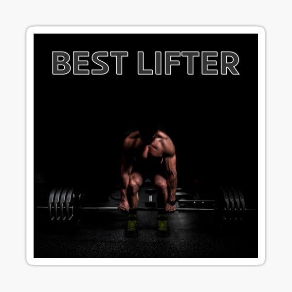"Best Lifter Bodybuilder" Sticker for Sale by mihajlo5678 | Redbubble