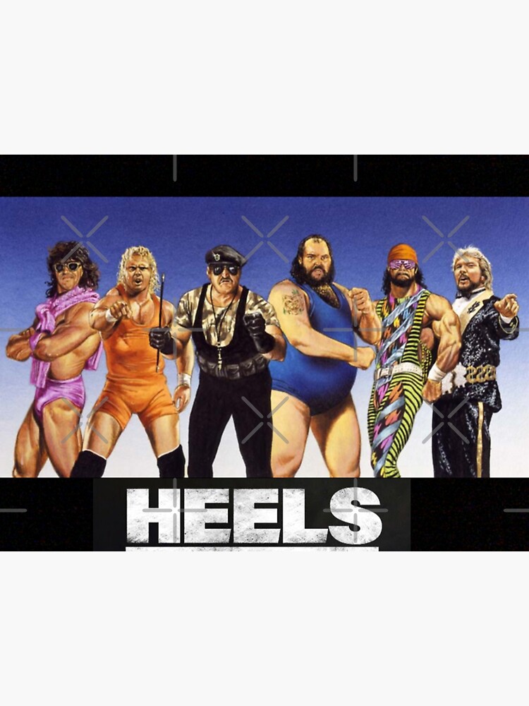 "Wwf wrestling heels " Sticker for Sale by Kev82 | Redbubble