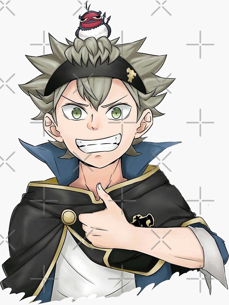 " Asta and secre swallowtail | Black clover" Sticker for Sale by MoEl ...