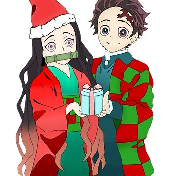 "A demon slayer Christmas " Greeting Card for Sale by Artistkhg | Redbubble