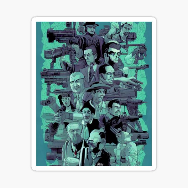 "Mafia" Sticker for Sale by ZvezdanArt | Redbubble