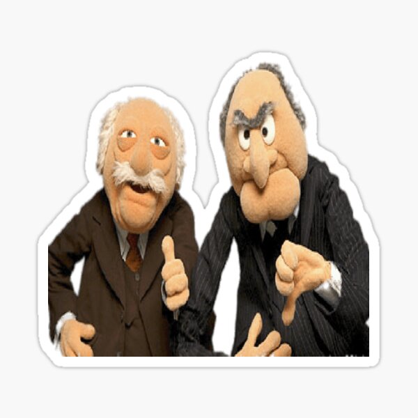 "statler and waldorf" Sticker for Sale by FATYZA004 | Redbubble