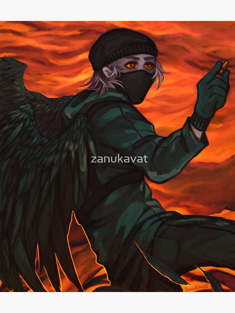 "Angel Dante" Sticker for Sale by zanukavat | Redbubble