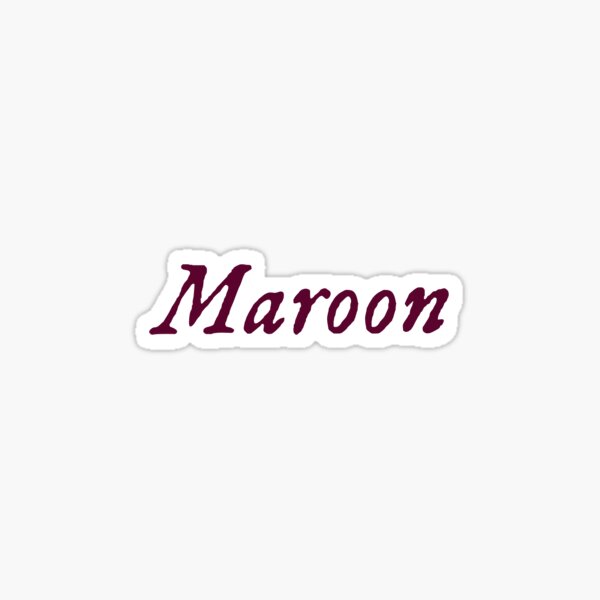 "Taylor Swift Maroon" Sticker for Sale by sehirsch1 | Redbubble