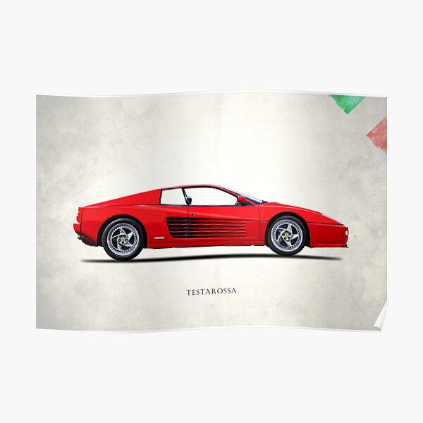 "The 96 Testarossa" Poster for Sale by rogue-design | Redbubble