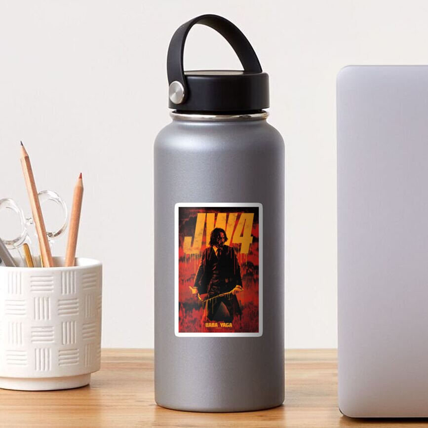 "John Wick Chapter 4 poster" Sticker for Sale by MarthaColeman | Redbubble