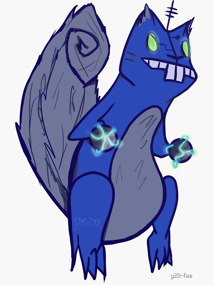 "Danger Squirrel" Sticker for Sale by y2k-fae | Redbubble